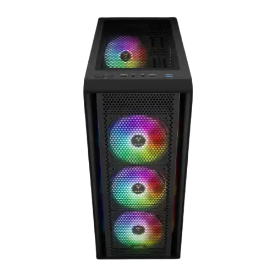 Gamdias AURA GC2 ELITE Perforated RGB Casing in BD | Techtonic