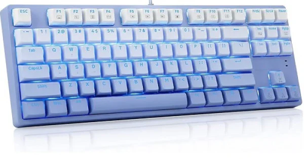 Buy E-Yooso Z87 Hot Swappable Blue Switch Mechanical Keyboard Gradient ...