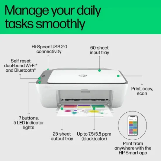 Buy HP DeskJet Ink Advantage 2775 All-in-One Printer Best Price In ...